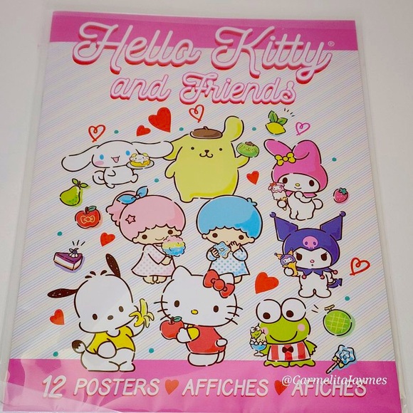 Sanrio | Toys | Sanrio Hello Kitty And Friends Poster Set Of 2 New ...